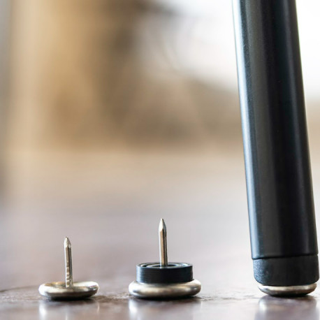 Stoleglidere i metal til beskyttelse af tæpper - Furniturewear